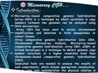 Microarray CGH | PPTX