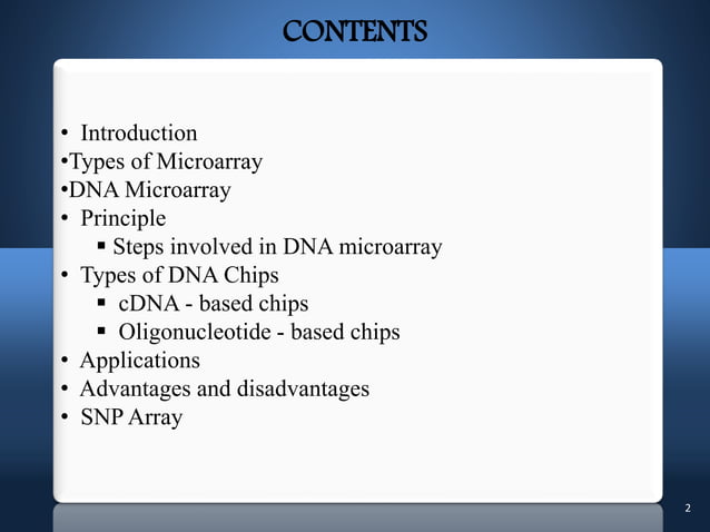 Microarray (DNA and SNP microarray) | PPTX | Chemistry | Science