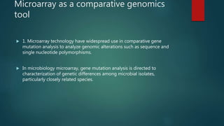 DNA microarray ppt | PPTX