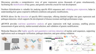 Microarray, RT-PCR, NB, Molecular beacon.pptx