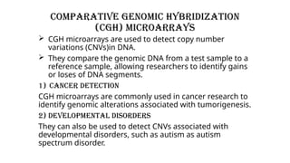 MICROARRAYS - Bioinformatics and Genetic Engineering | PPTX ...