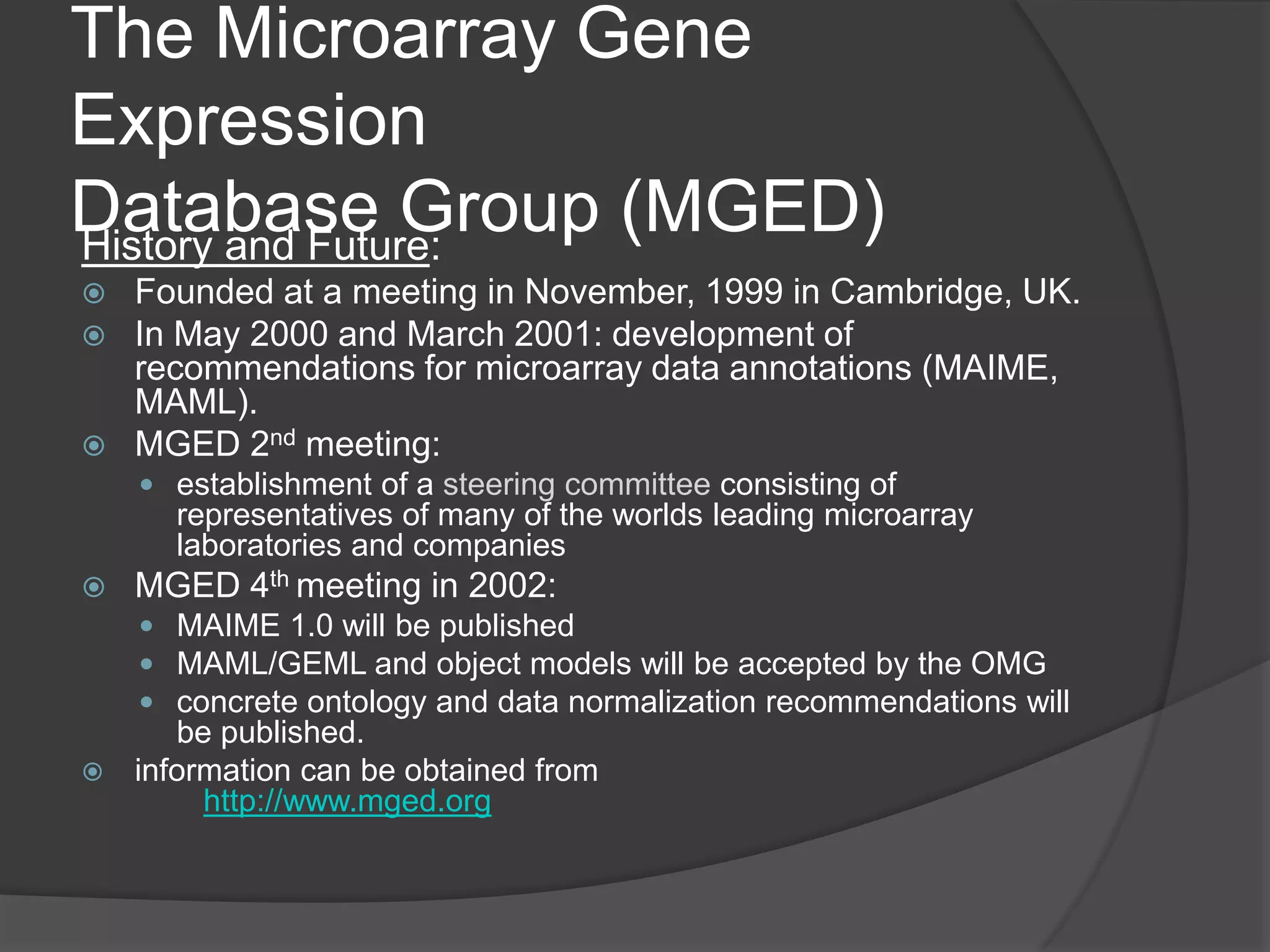 Microarrays Databases.pptx