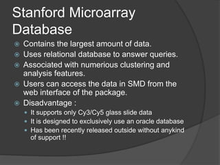 Microarrays Databases.pptx