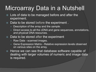 Microarrays Databases.pptx