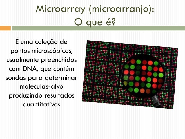 Microarrays (microarranjos)