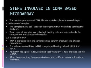 MICROARRAYS OF DNA AND NON DNA BIOCHEMISTRY | PDF