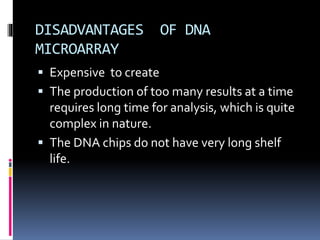 MICROARRAYS OF DNA AND NON DNA BIOCHEMISTRY | PDF