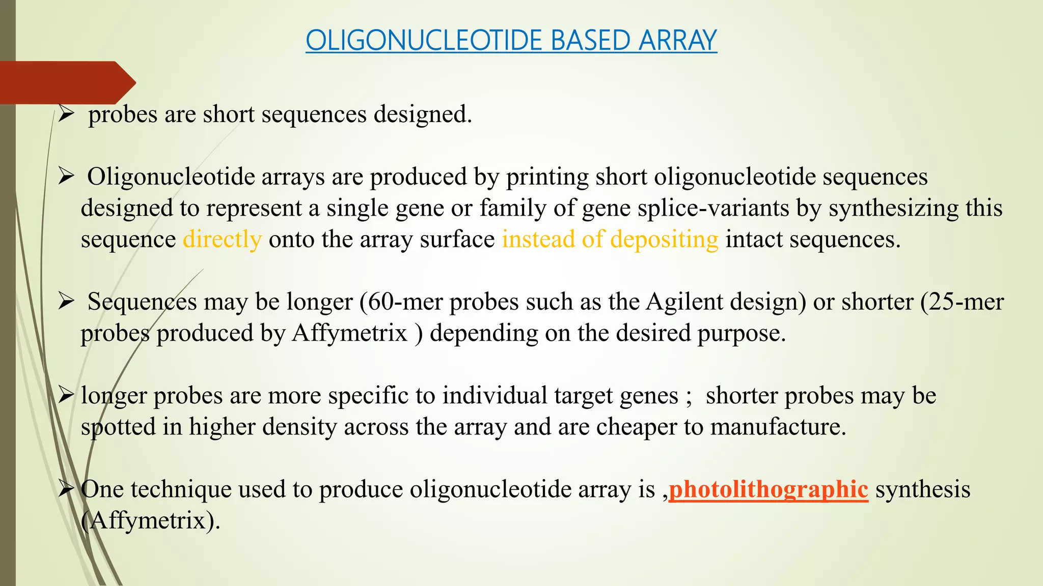 DNA MICROARRAY TECHNIQUES | PPTX