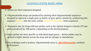 DNA MICROARRAY TECHNIQUES | PPTX
