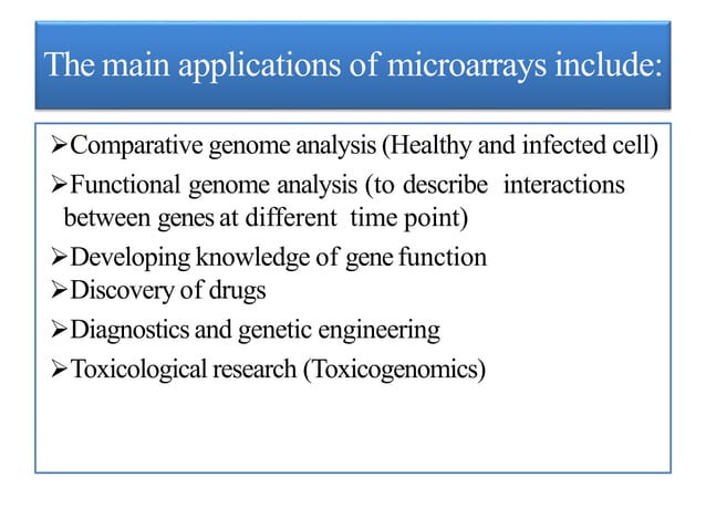 Microarray technique | PPTX