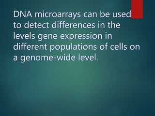 Microarray technology | PPT