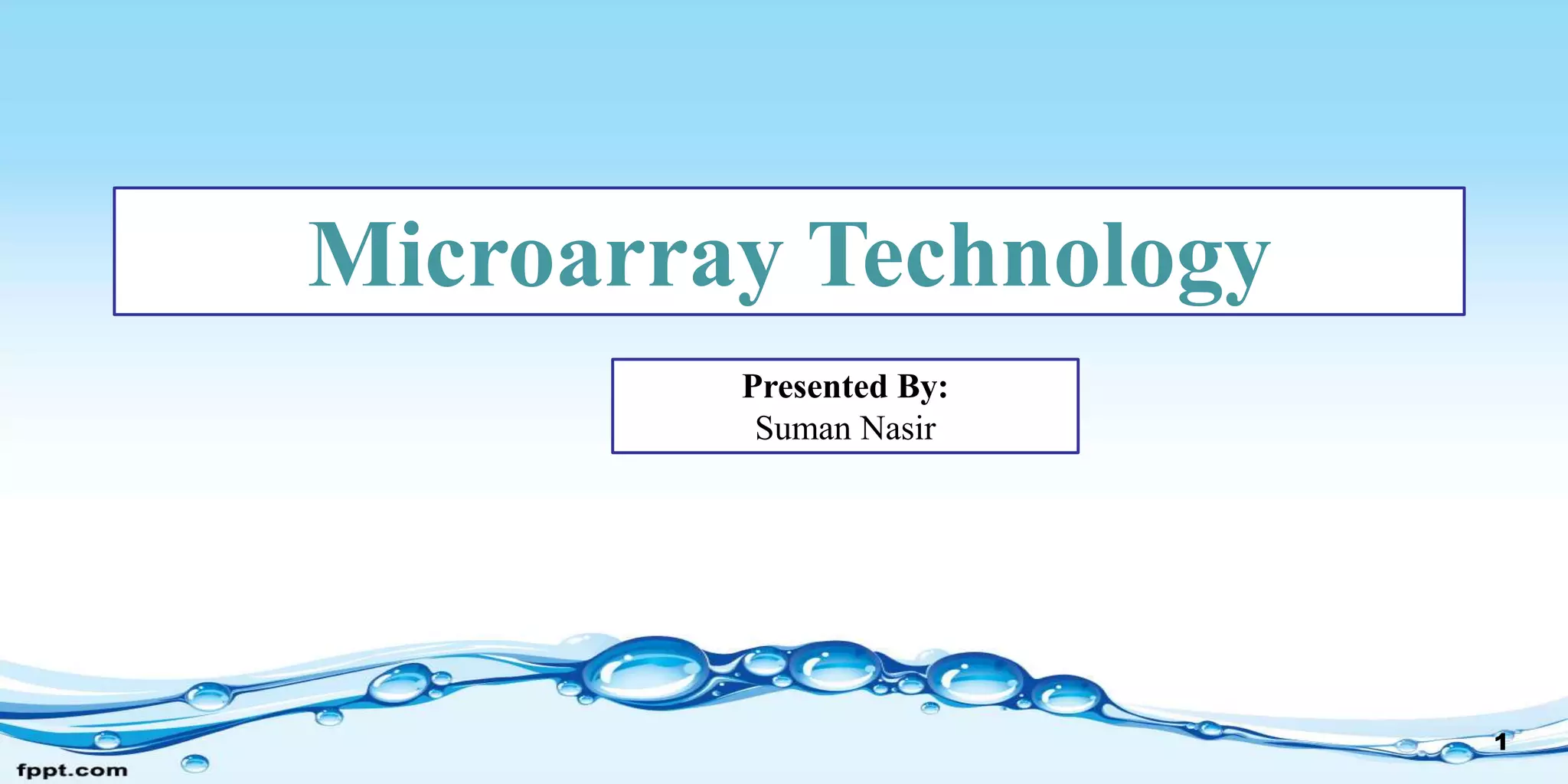 Microarray technology.pptx