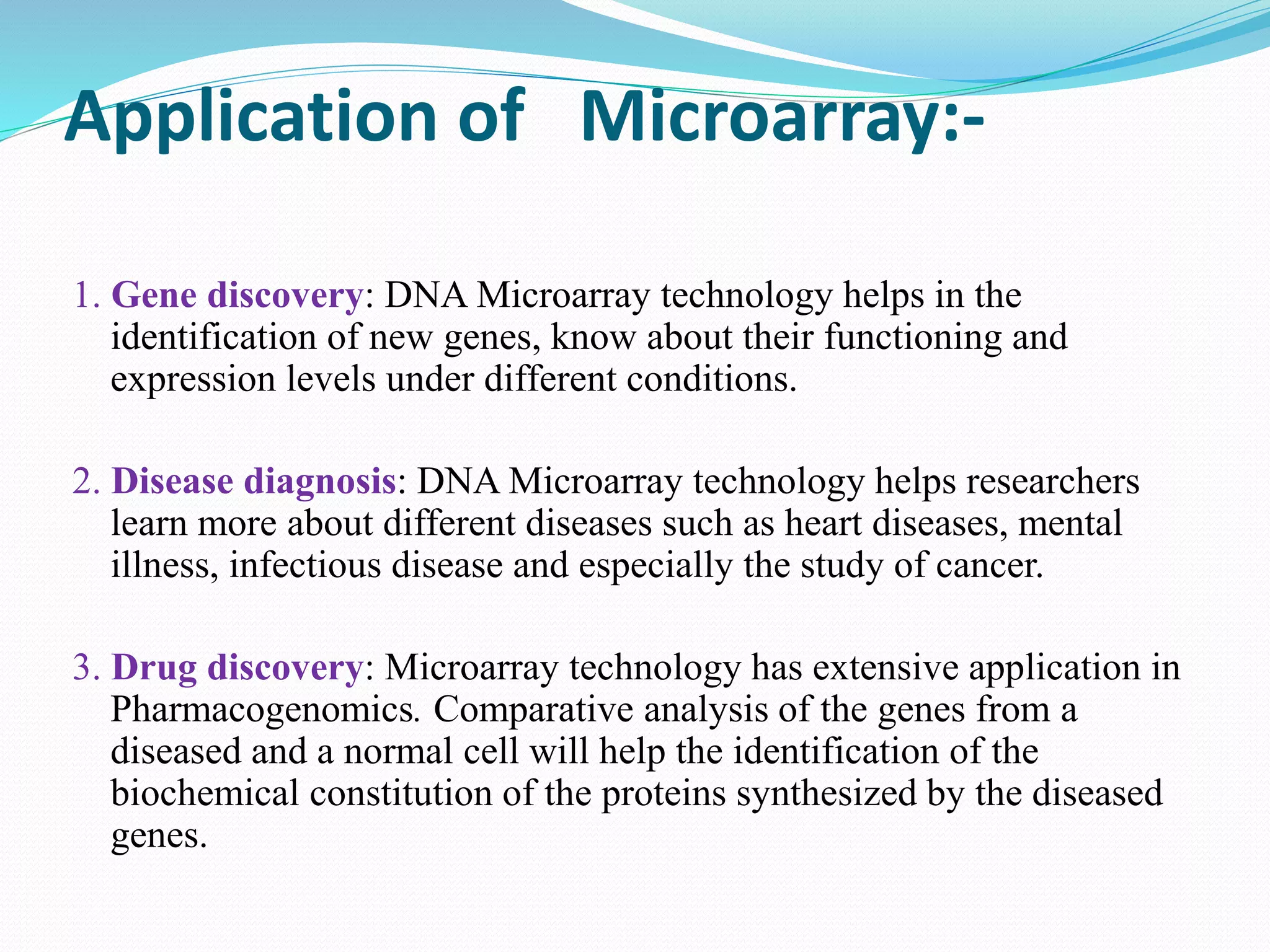 Microarray technology, biochip, DNA chip | PPTX