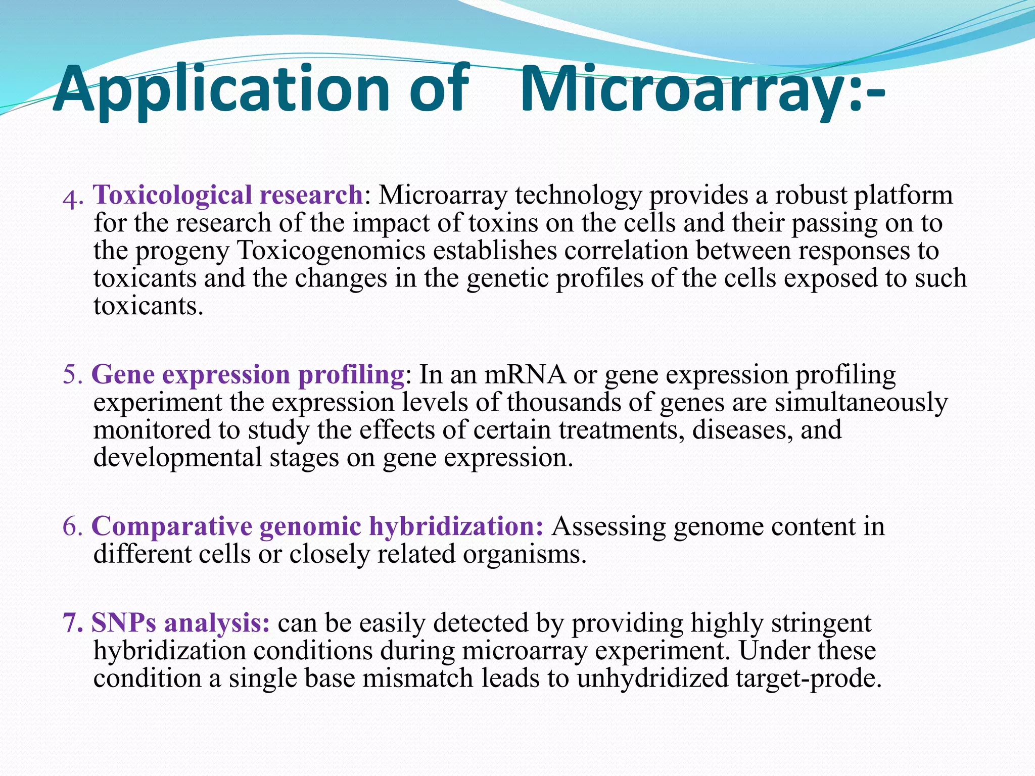 Microarray technology, biochip, DNA chip | PPTX