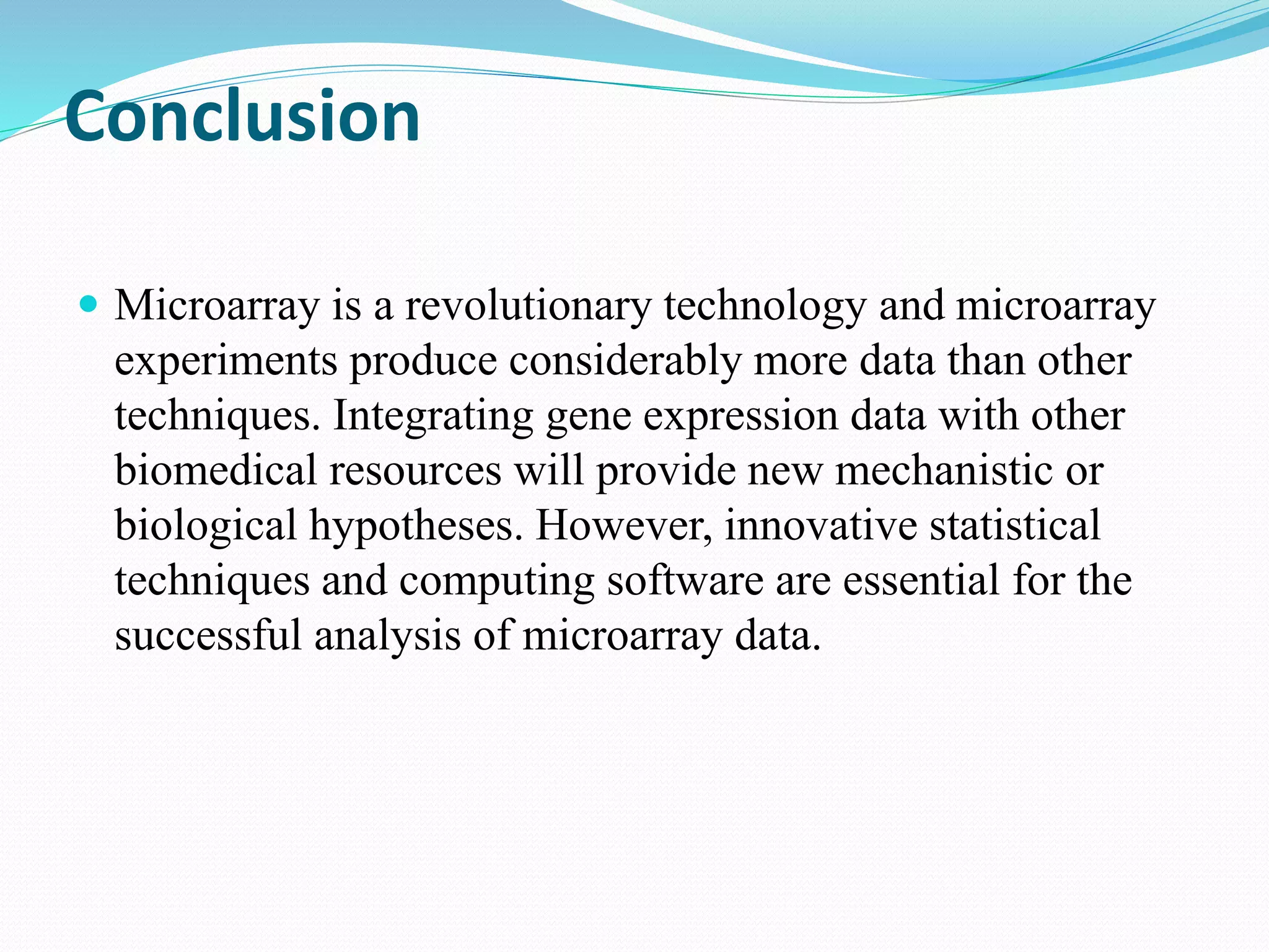 Microarray technology, biochip, DNA chip | PPTX