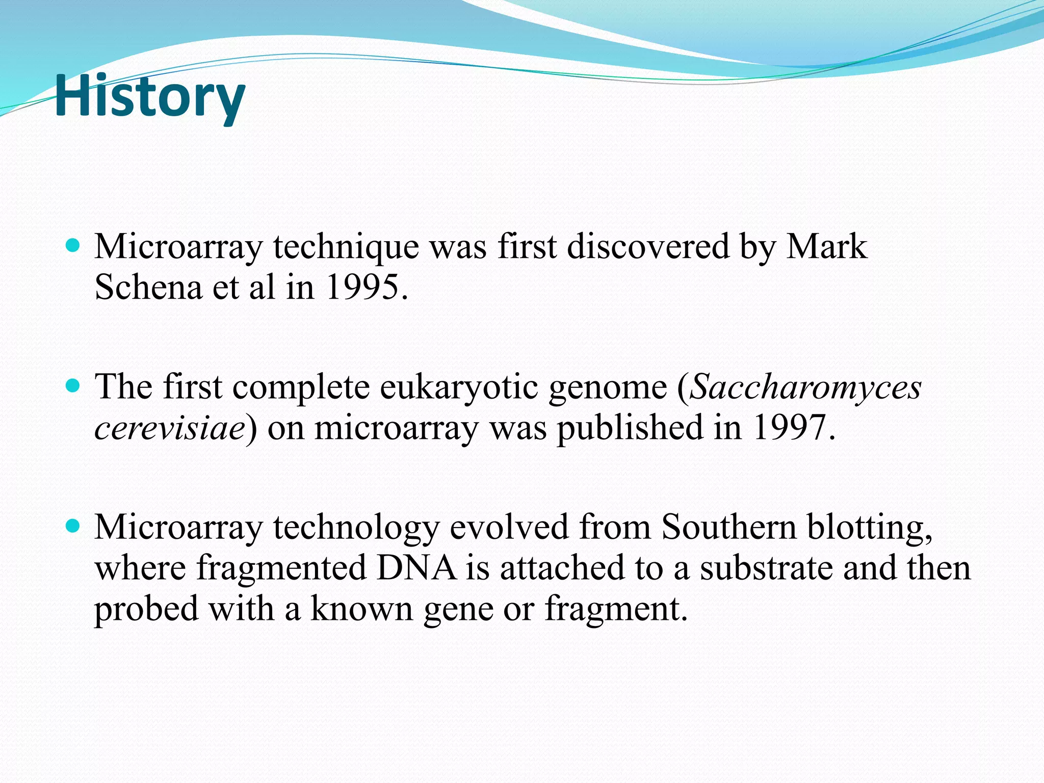 Microarray technology, biochip, DNA chip | PPTX