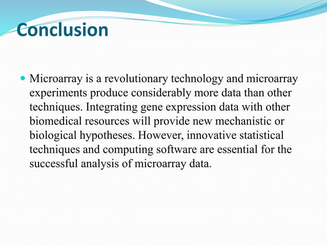 Microarray technology, biochip, DNA chip | PPTX