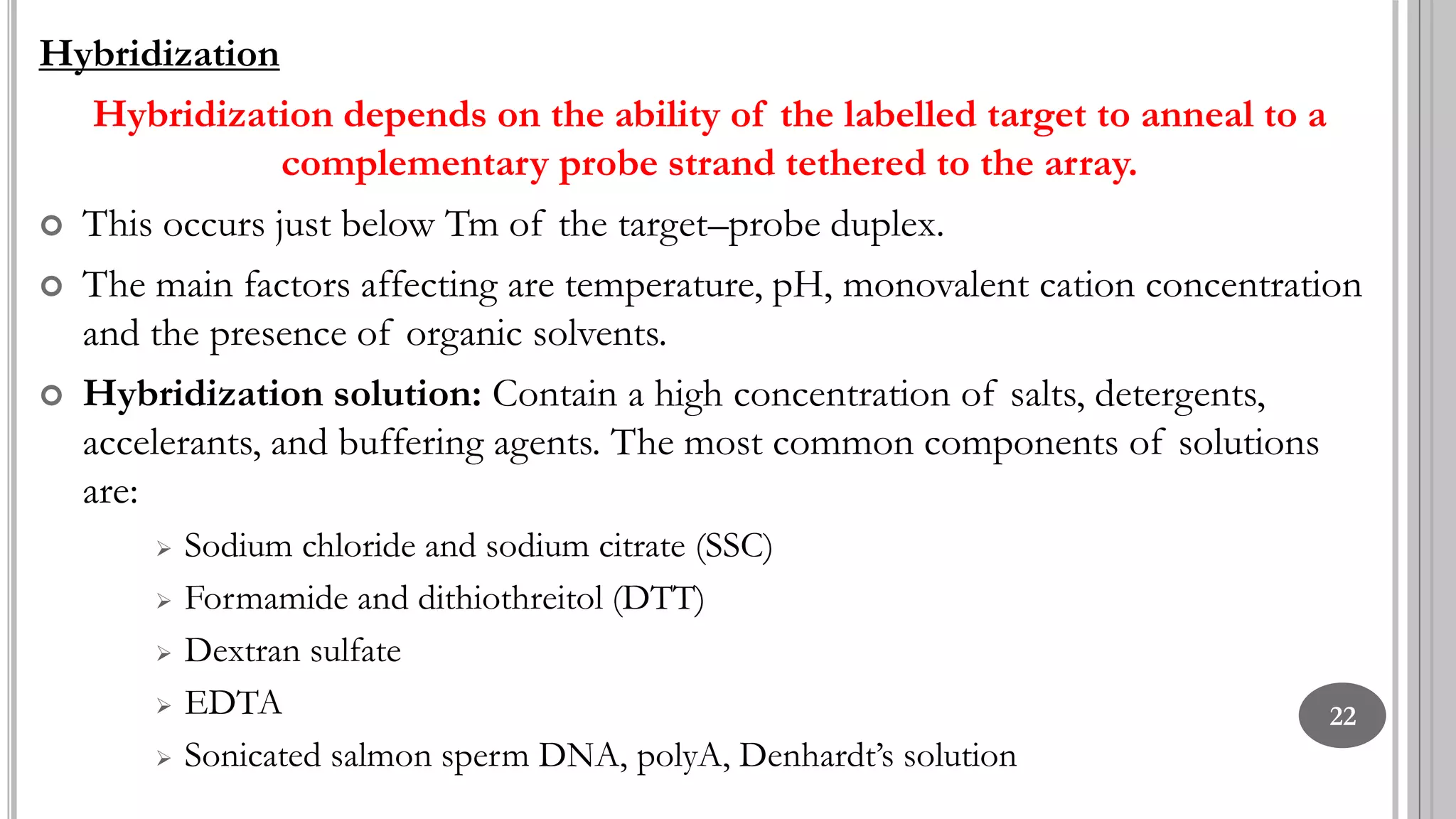 Microarray technology and applications | PPTX