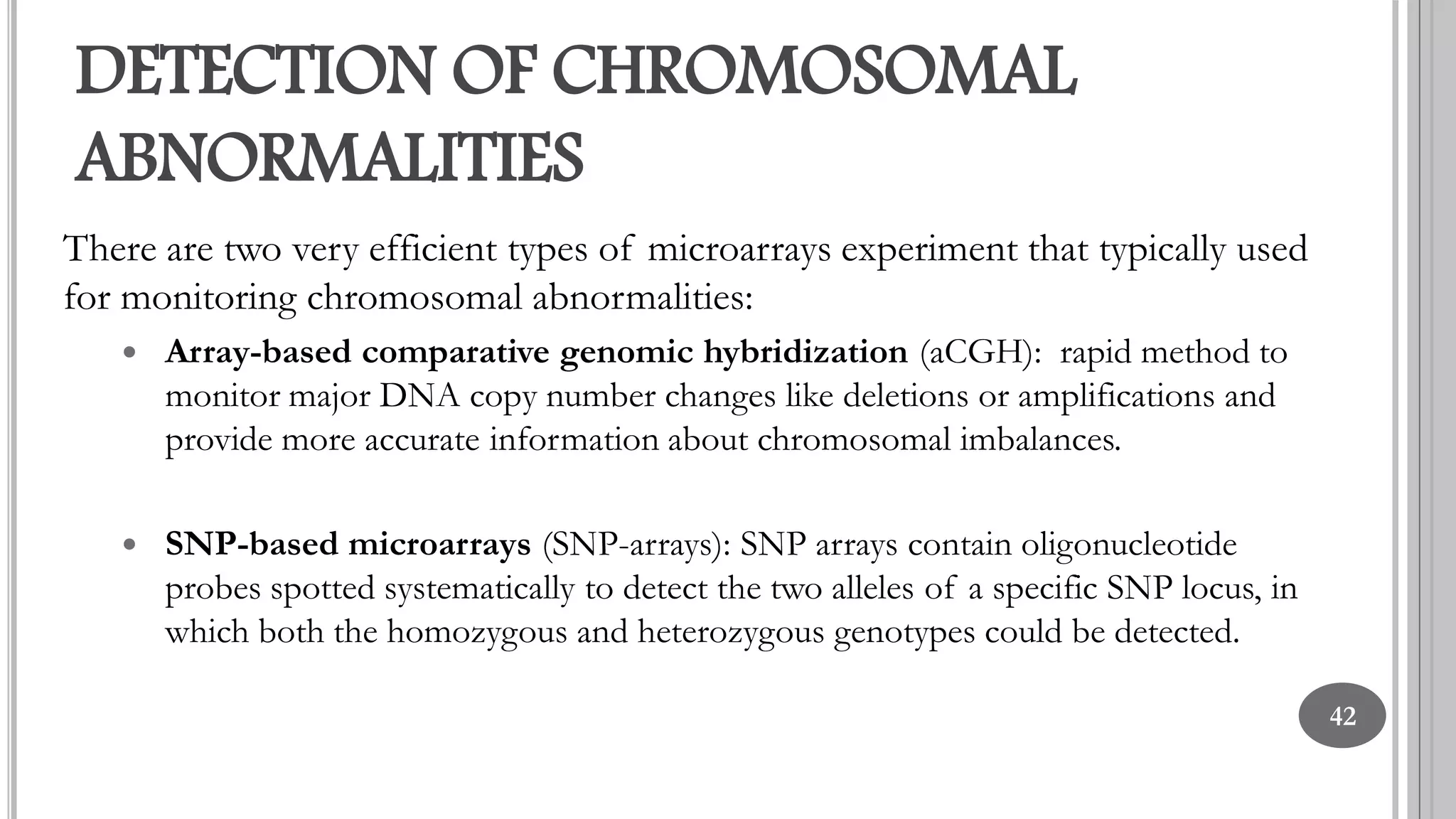 Microarray technology and applications | PPTX