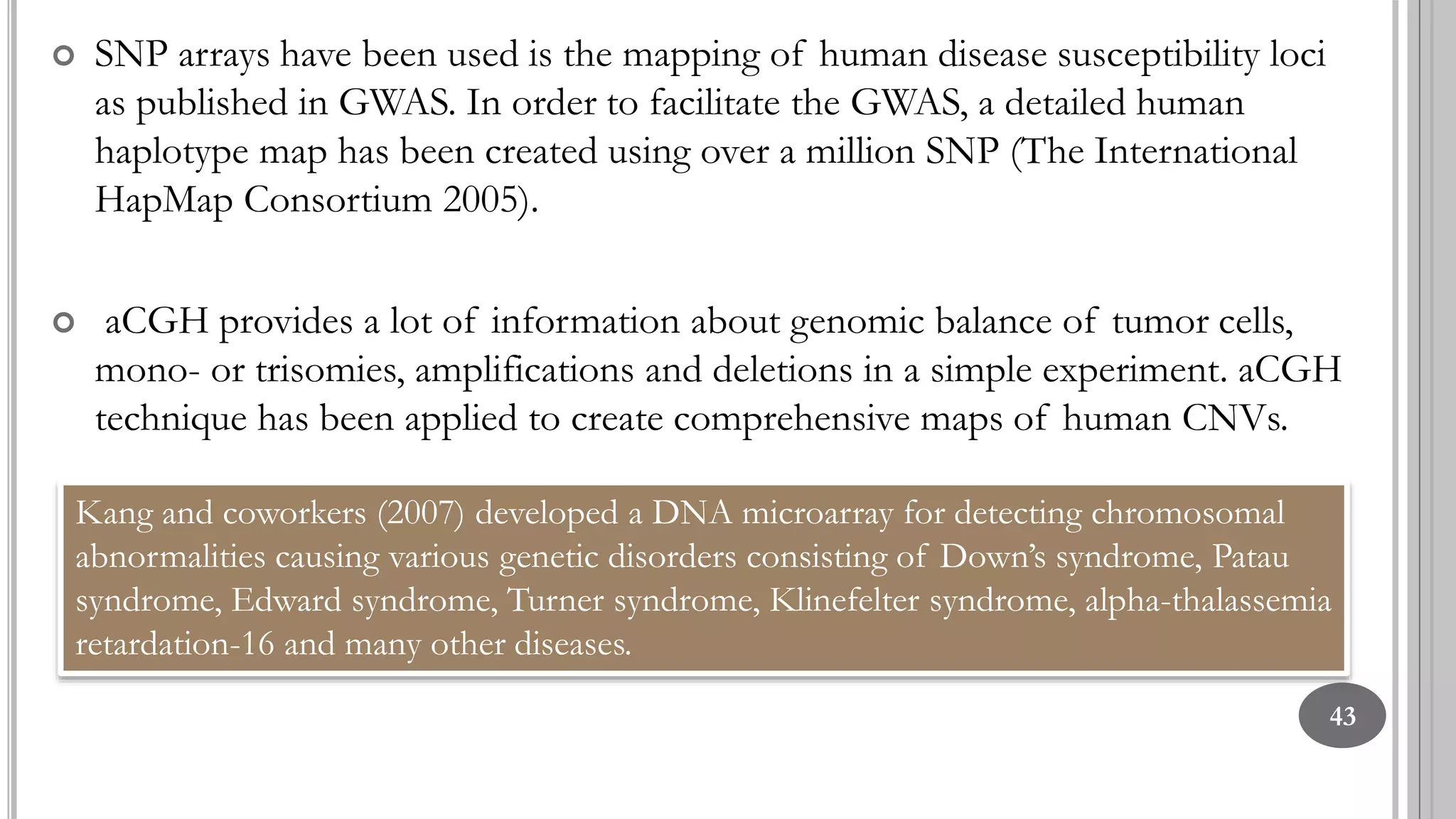 Microarray technology and applications | PPTX