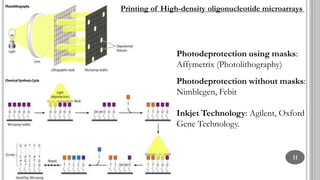 Microarray technology and applications | PPTX
