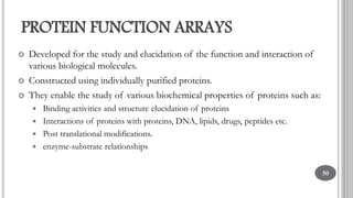 Microarray technology and applications | PPTX