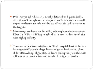 Microarray @ujjwal sirohi | PPT