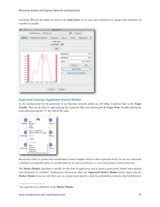 Microarray Analysis with BayesiaLab | PDF