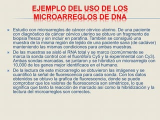 Microarreglos de dna completa | PPT