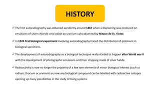 Micro autoradiography pptx | PPTX