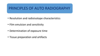 Micro autoradiography pptx | PPTX
