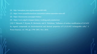 Paper based Lithium-ion batteries using CNT coated wood microfibers | PPTX