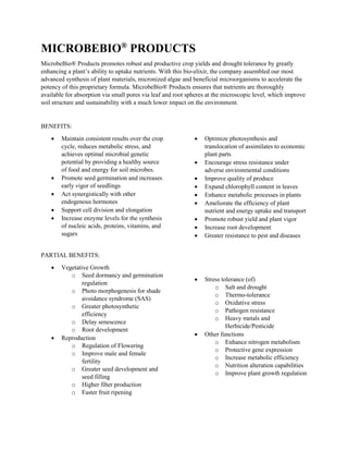 Microbebio short cut - whole booklet | PDF