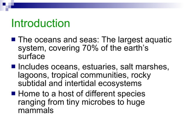 Microbes In Aquatic Marine Ecosystem | PPT