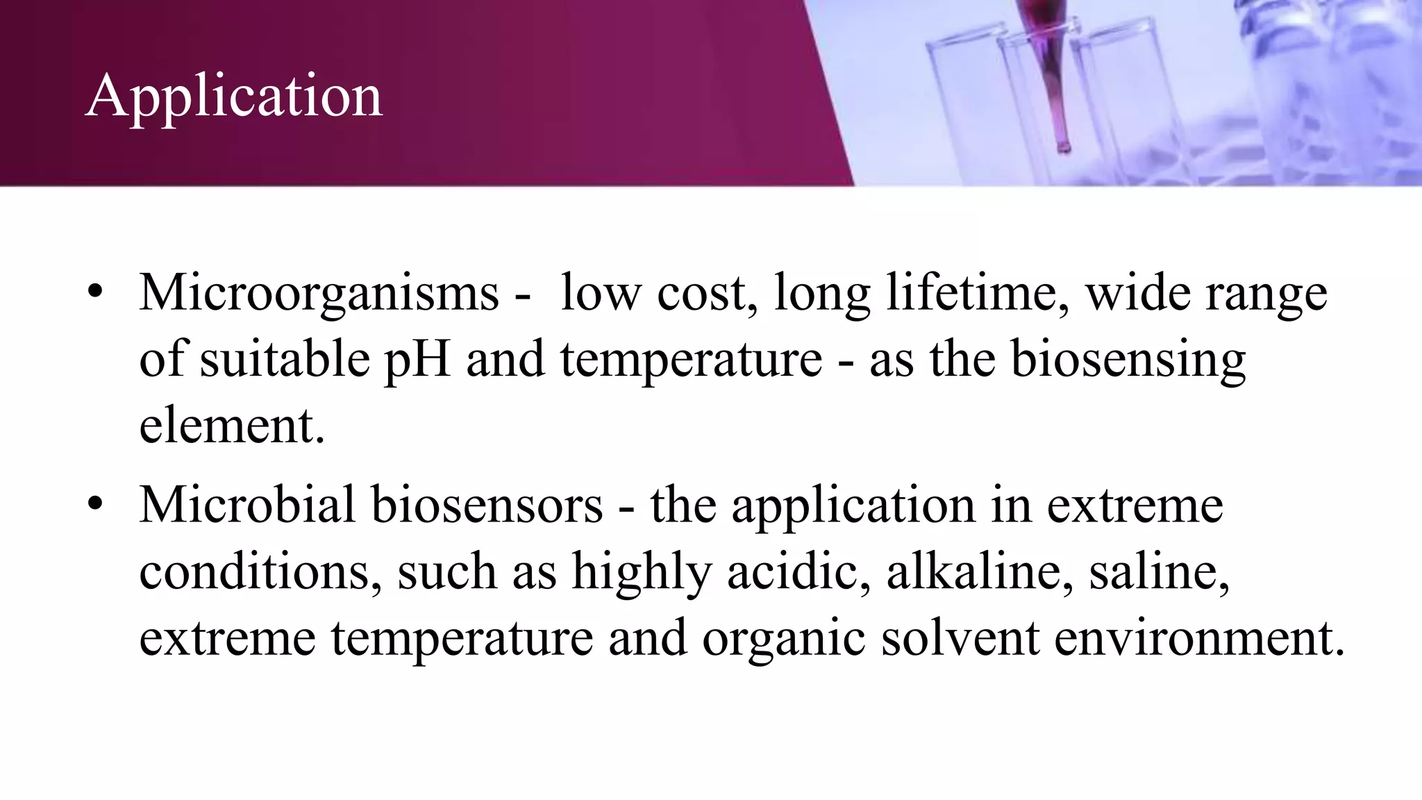 Microbes as test organisms, sensor and tool for energy production. | PPTX