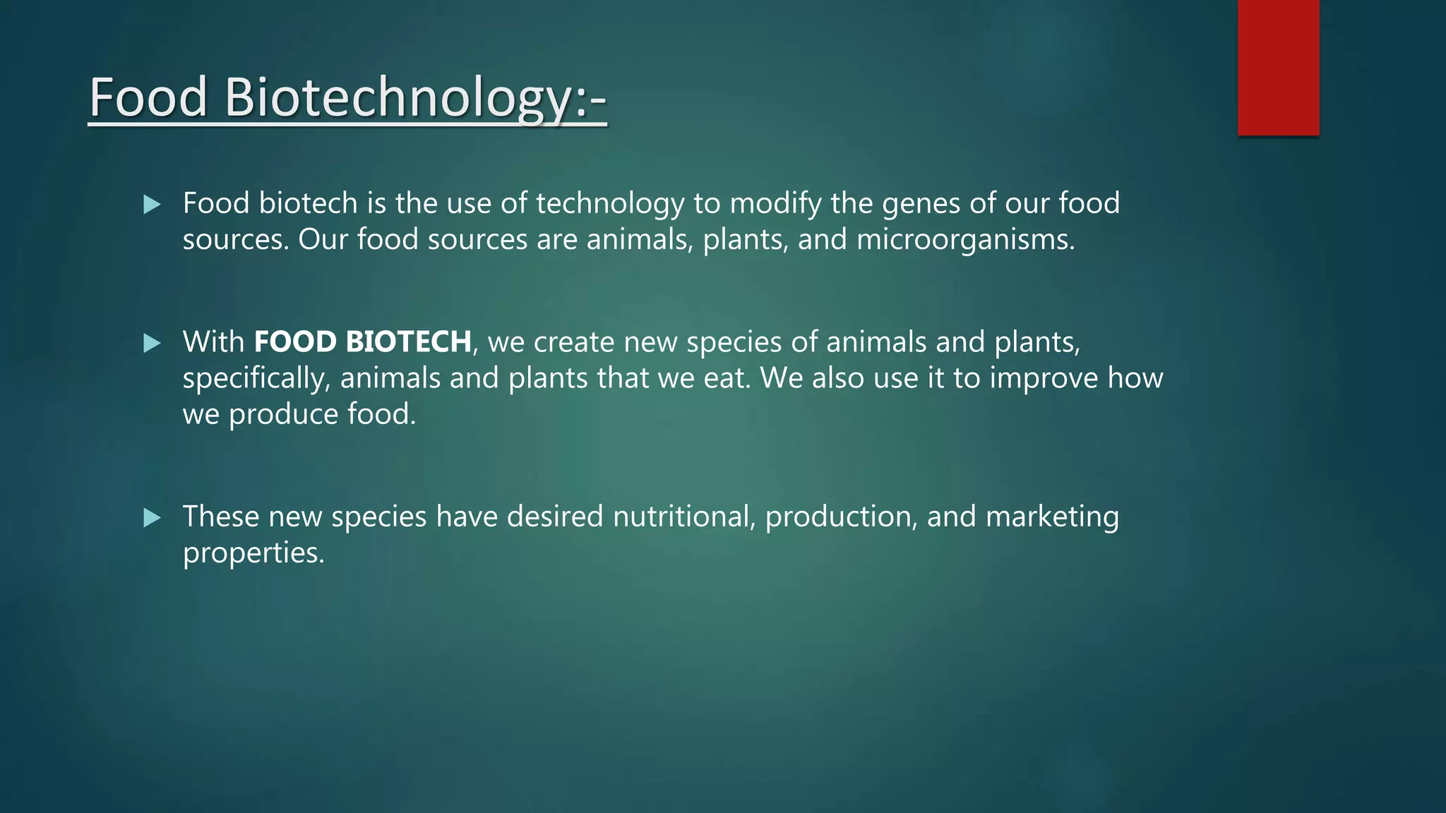 Microbes, food biotech & processing | PPT