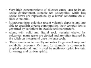 Microbes from valcanos | PPT