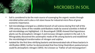 Microbes present in air, water and soil | PPTX