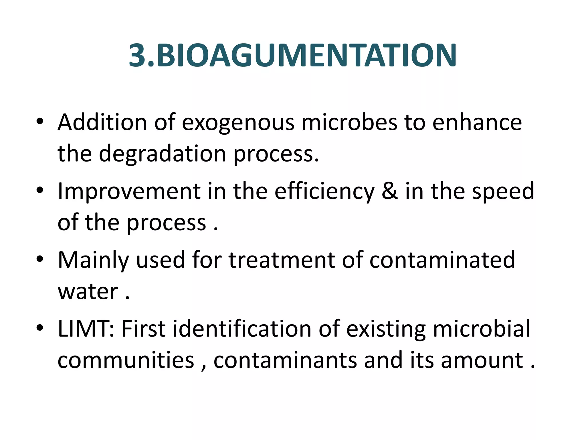 Microbes in bioremediation | PPTX