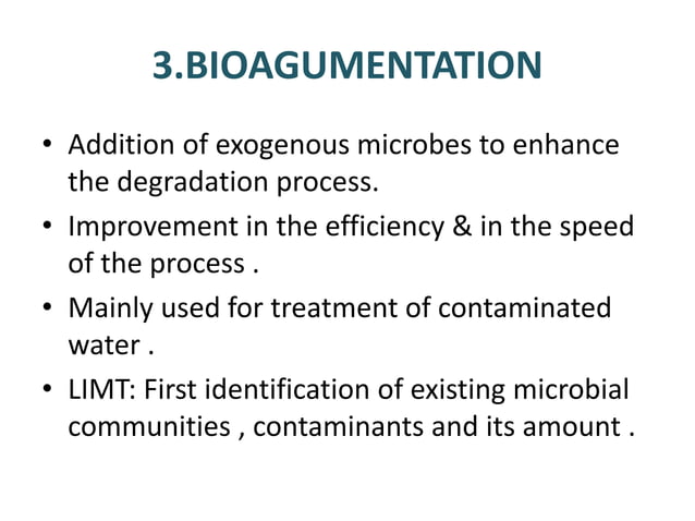 Microbes in bioremediation | PPTX
