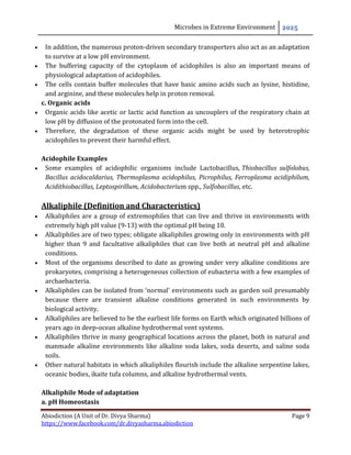 Microbes in Extreme Environment: Temperature (Psychrophile, Thermophile ...