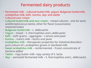 Microbes in food fermentation- Food Microbiology | PPT