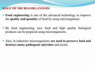 Microbes in food manufacture | PPTX