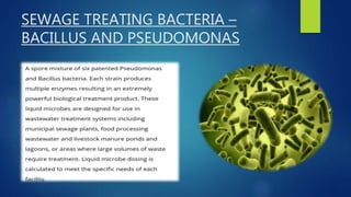 Microbes in pollution control | PPTX