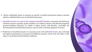 Microbes in production of enzymes, antibiotics and biopolymer | PPTX