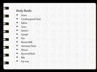 Microbes of body serums | PPTX