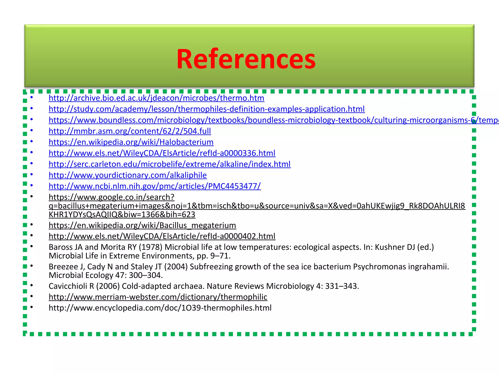Microbes of extreme environment | PPT