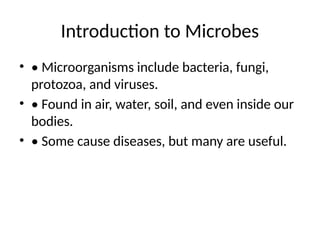 Microbes_Presentation.pptx for science project | PPT