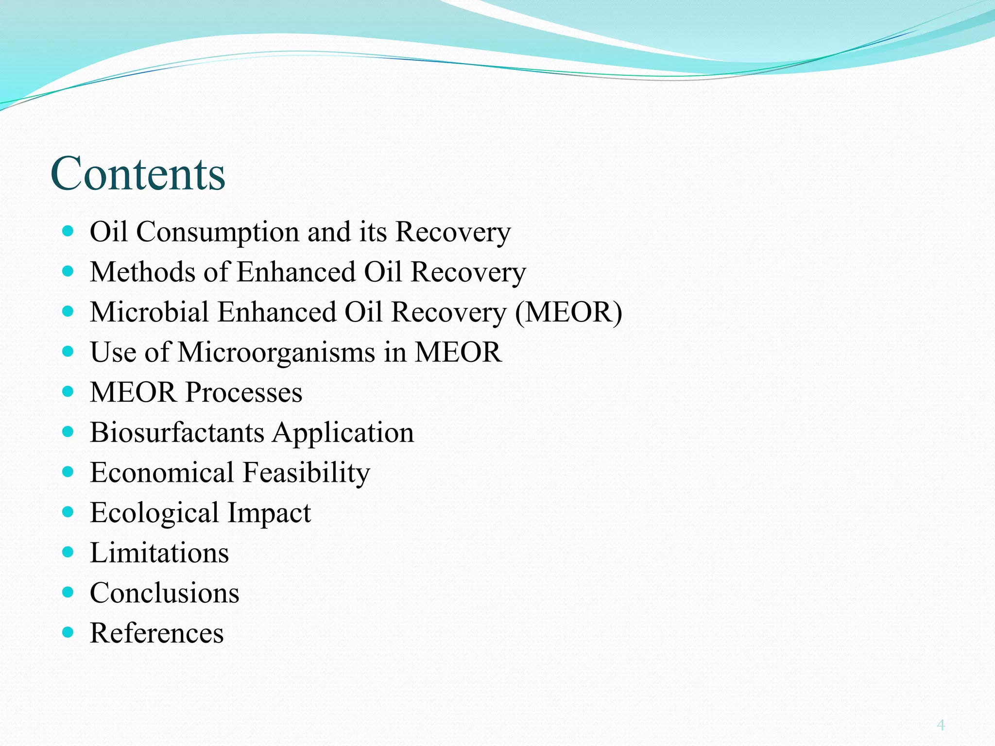 Microbial Enhance Oil Recovery | PPTX