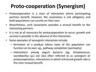 Microbial-Interactions xvdjdkkdkdkdkdldk | PPT